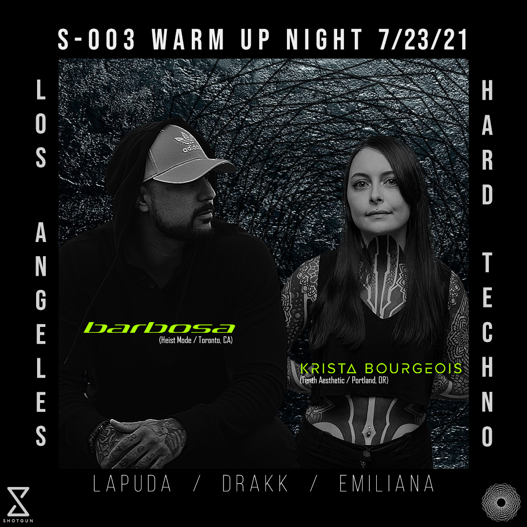JUST ANNOUNCED: S-003 Warm Up Night ft. Barbosa & Krista Bourgeois ...